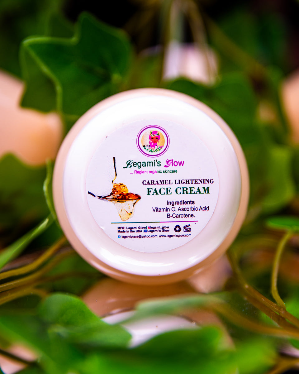 CARAMEL LIGHTENING FACE CREAM – LEGAMI's GLOW